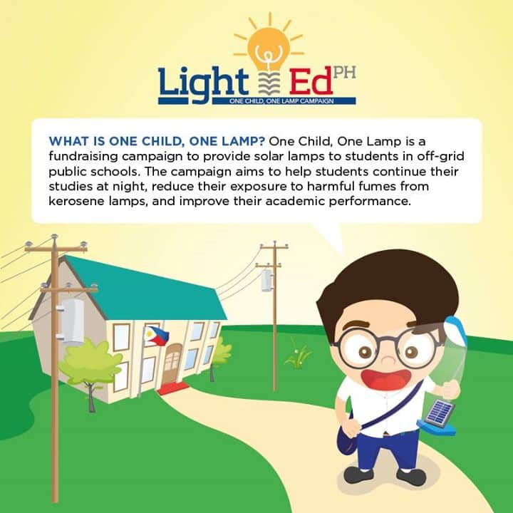 LightEd PH: One Child, One Lamp Campaign - TeacherPH