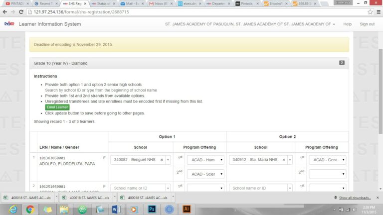 DepEd Senior High School Registration Module Manual