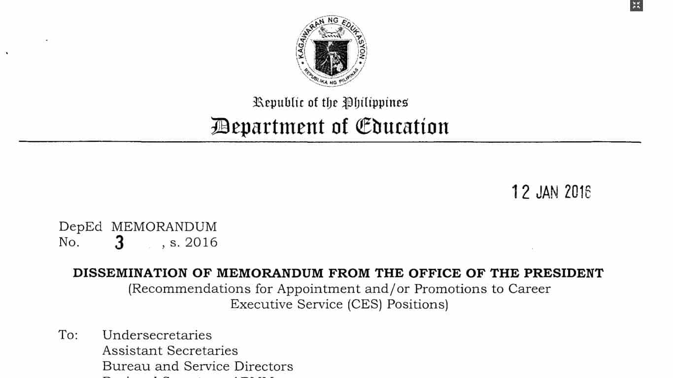 Career Executive Service (CES) Positions