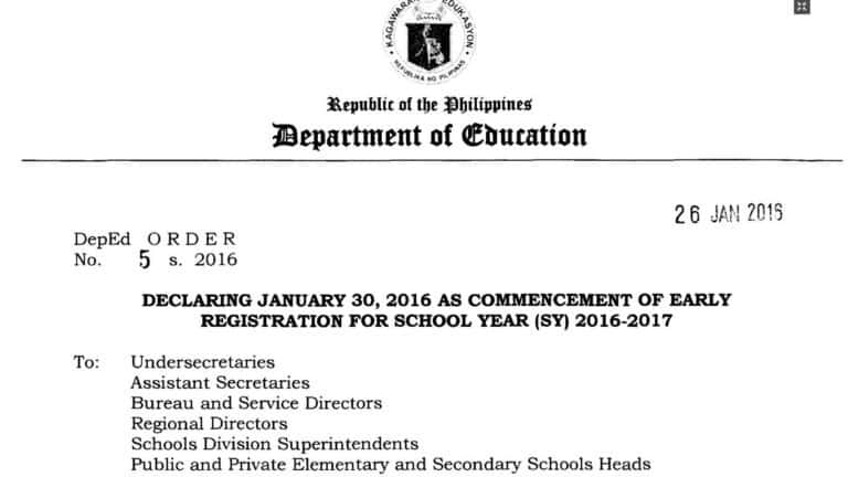 DepEd Order Archives - Page 18 of 19 - TeacherPH