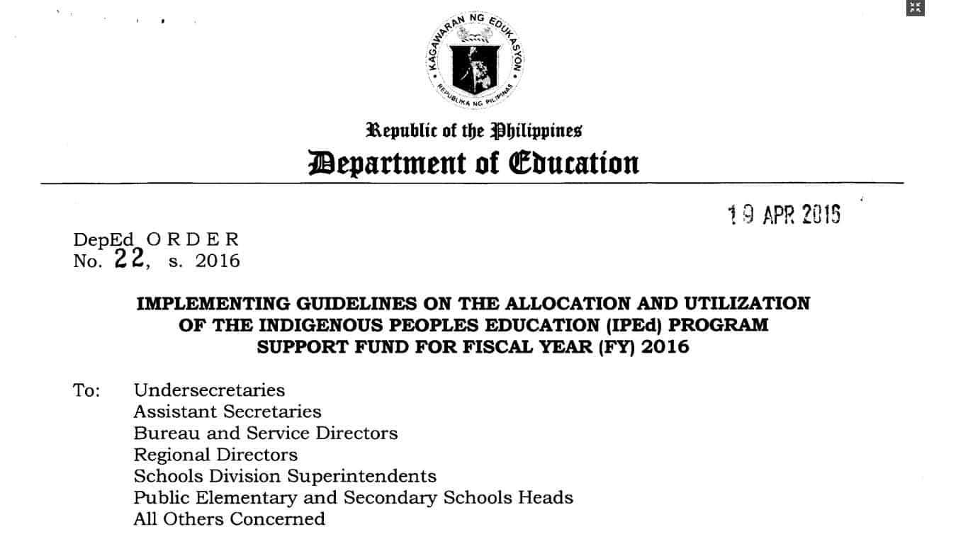 Implementing Guidelines On The Allocation And Utilization Of The Implementing Guidelines On The Allocation And Utilization Of The