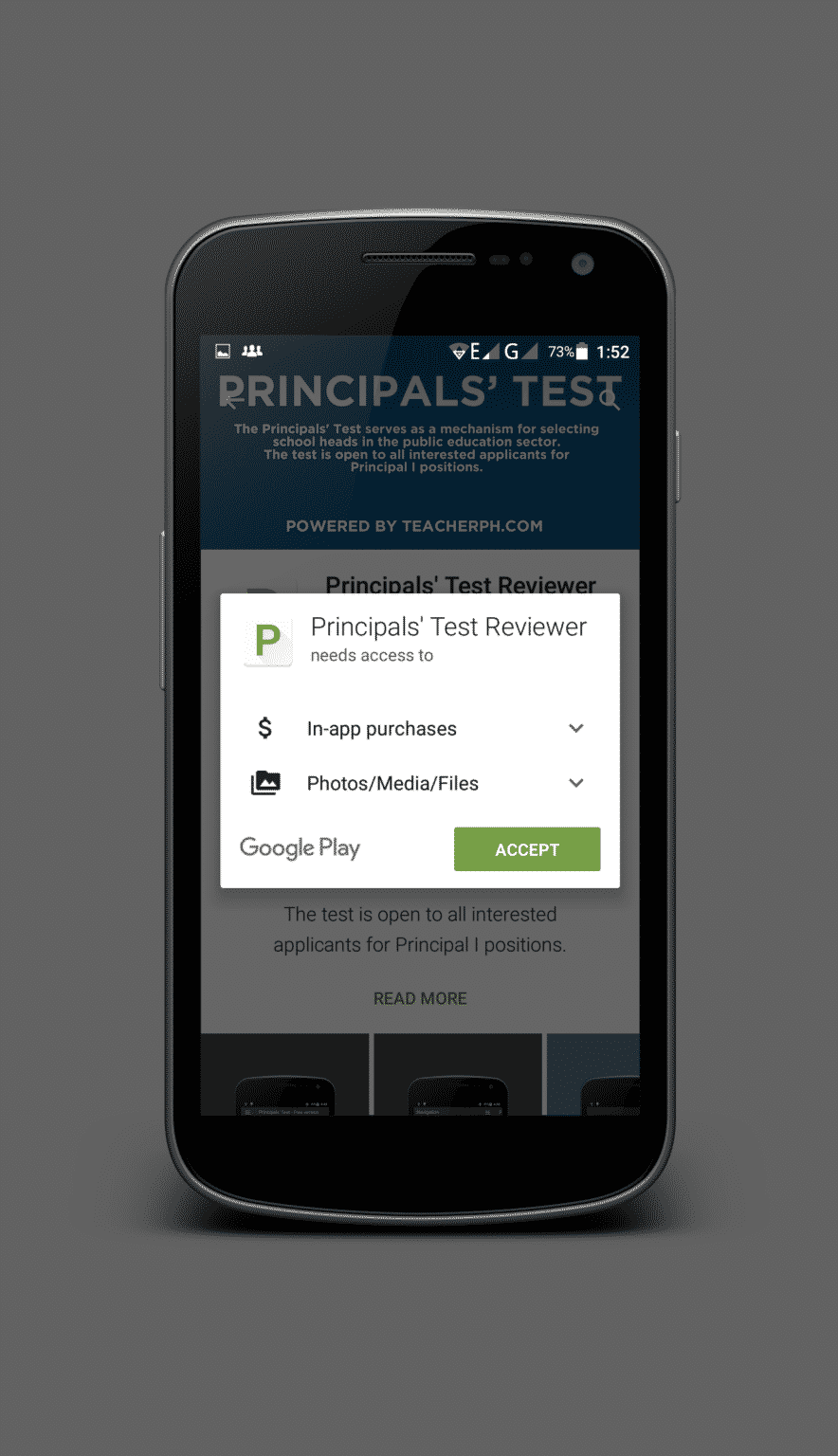 Principals' Test Reviewer for Android - TeacherPH