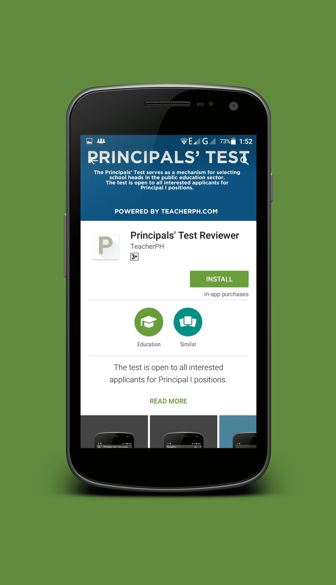 Principals' Test Reviewer for Android - TeacherPH