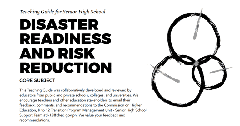 Disaster Readiness And Risk Reduction Senior High School SHS Teaching Disaster Readiness And Risk Reduction Senior High School SHS Teaching