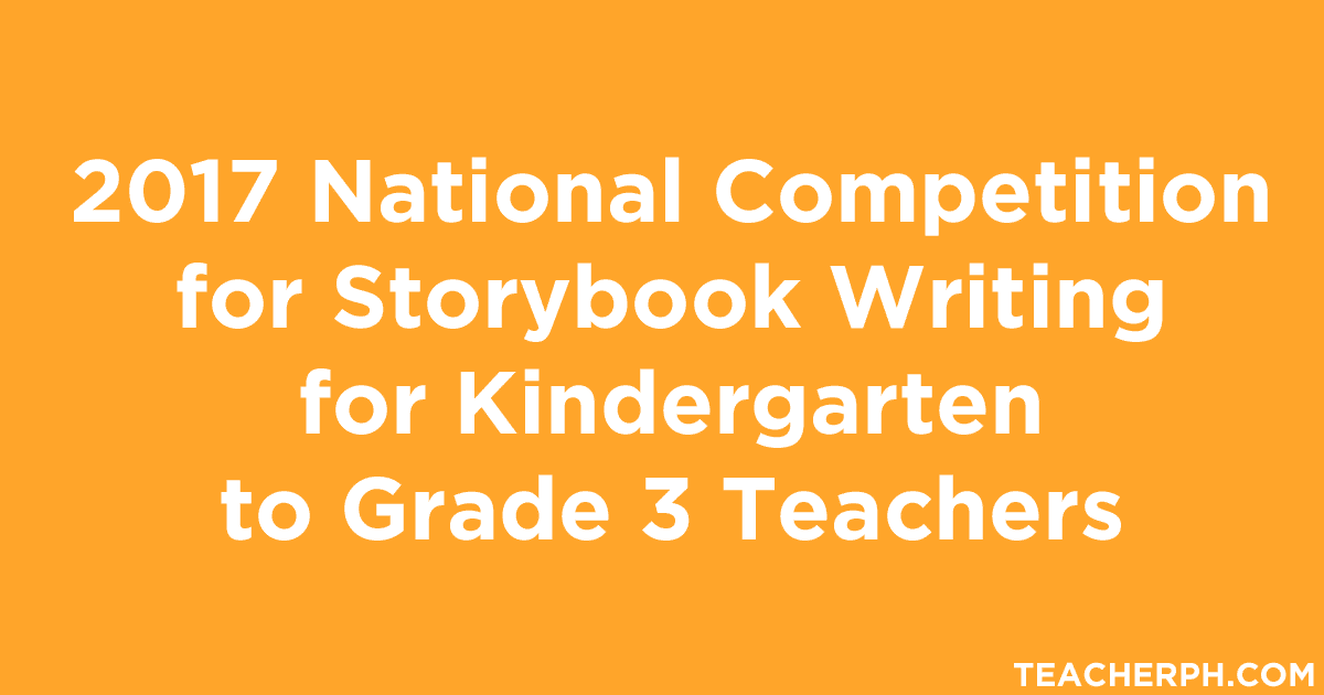 2017 National Competition for Storybook Writing for Kindergarten to ...