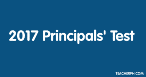 Principals' Test Archives - TeacherPH
