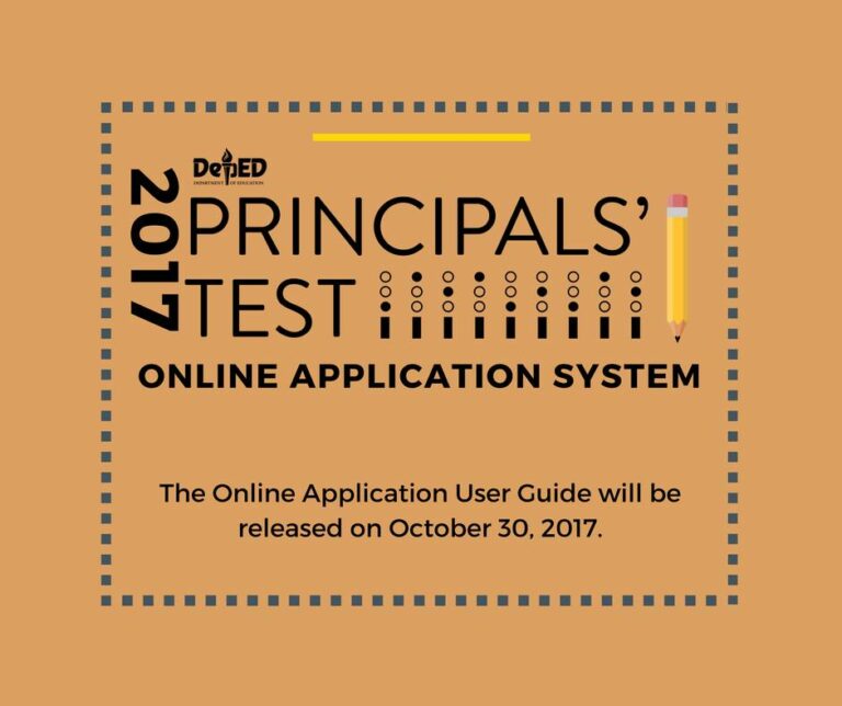 2017 Principals' Test Application Starts Soon! - TeacherPH