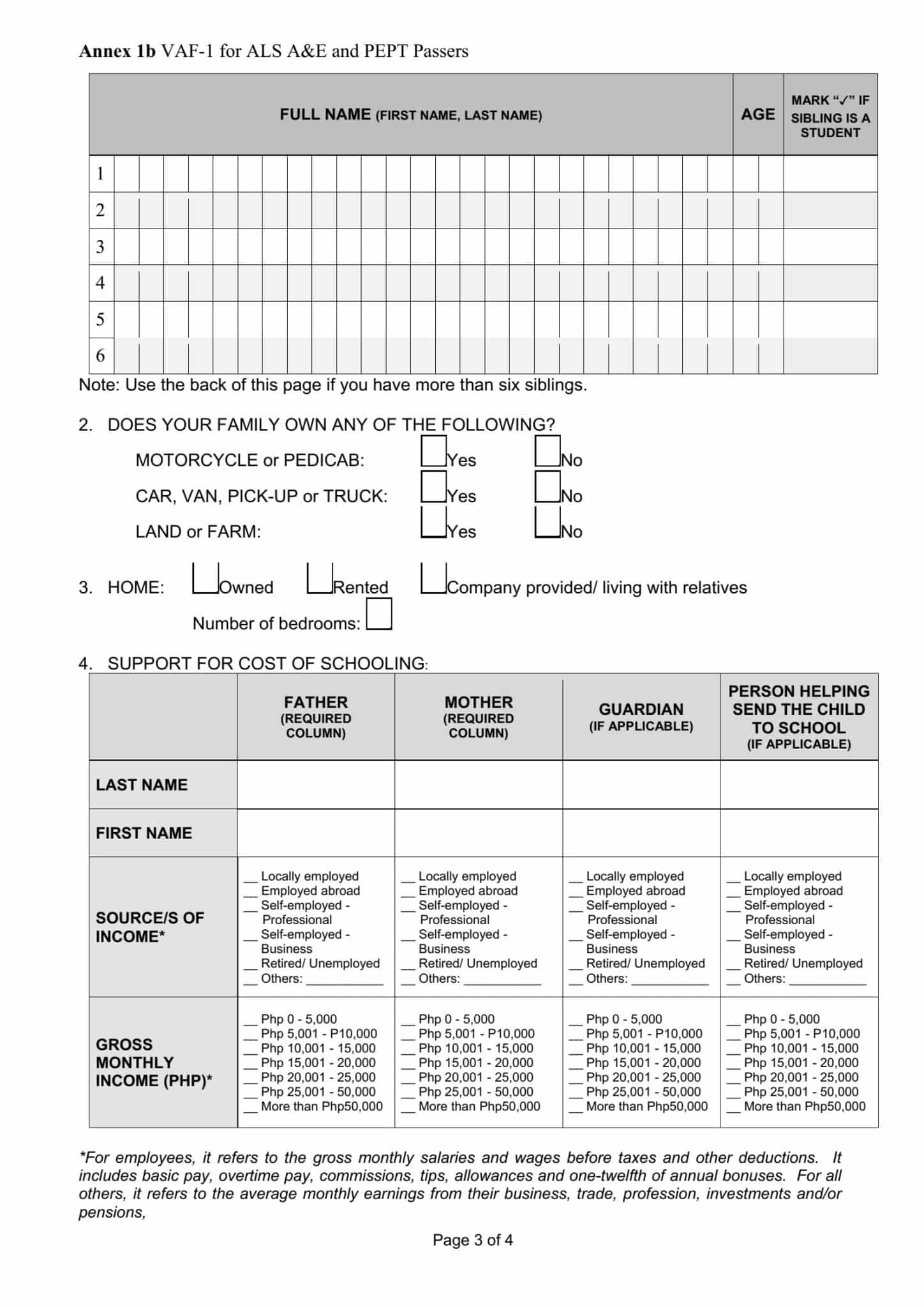 Application for the Senior High School Voucher Program SY 2018-2019 ...