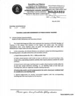 Teaching Loads and Assignments of Public School Teachers - TeacherPH