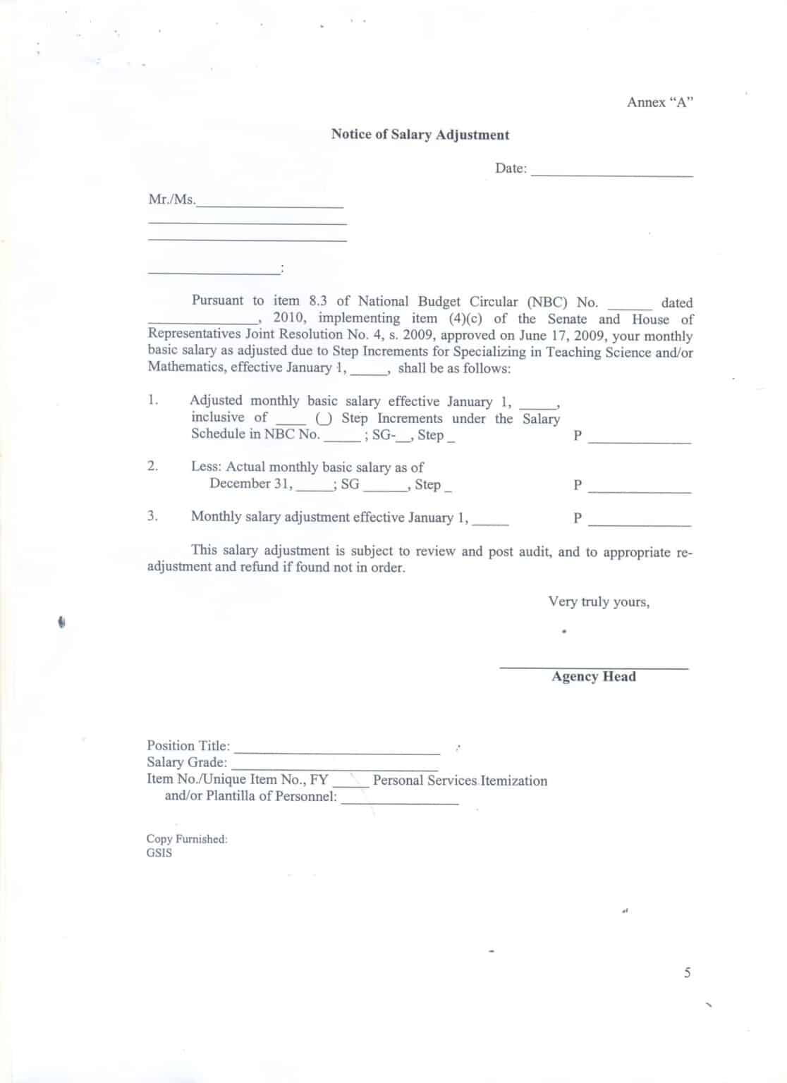 2019 DepEd Guidelines on the Grant of Step Increment - TeacherPH