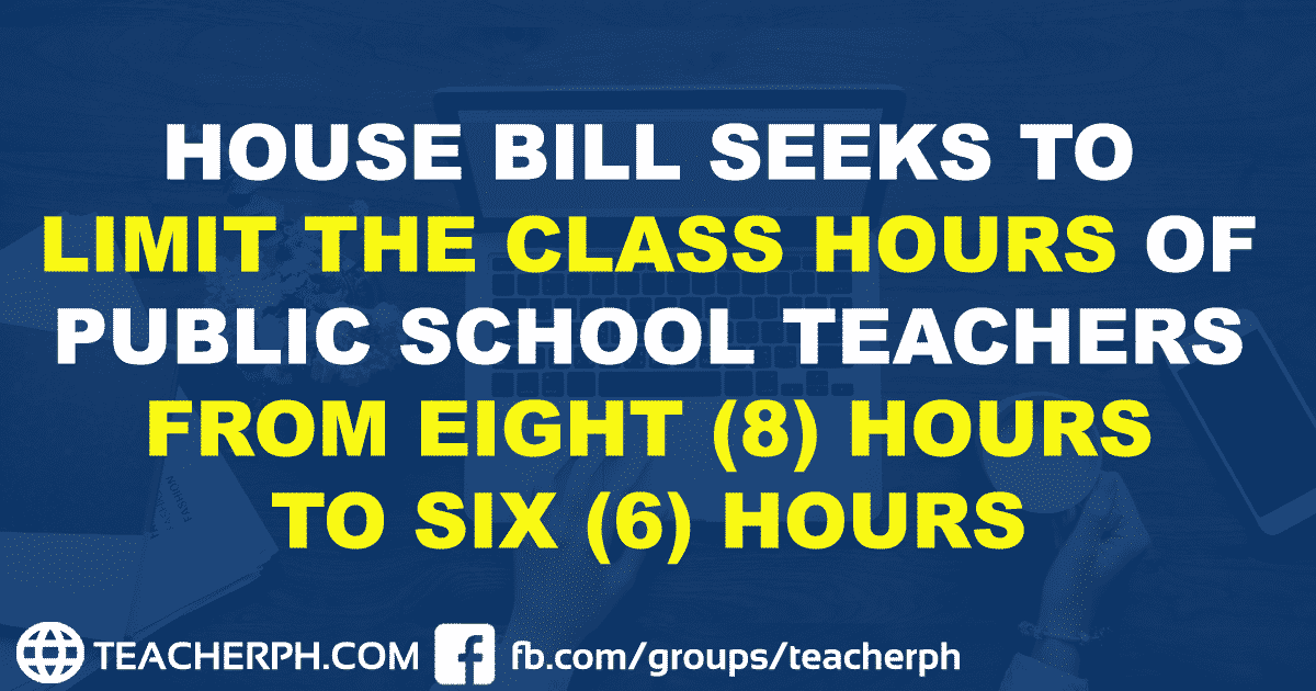 House Bill Seeks to Limit the Class Hours of Public School Teachers ...