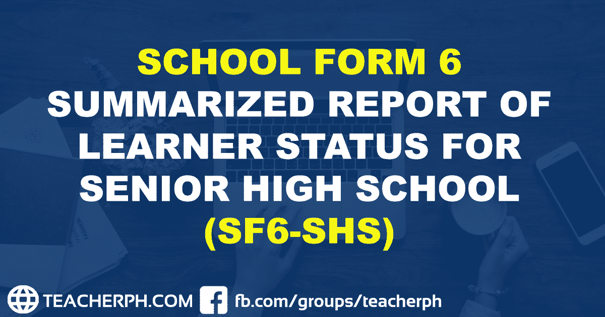 School Form 6 Summarized Report of Learner Status for Senior High ... School Form 6 Summarized Report of Learner Status for Senior High ...