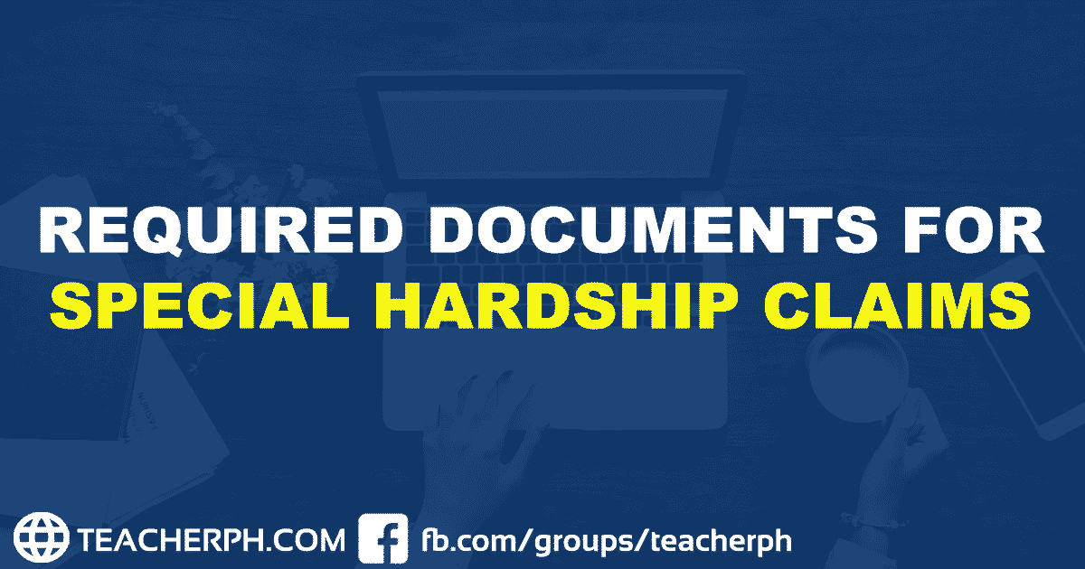 2019 Required Documents For Special Hardship Claims Teacherph