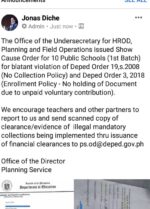 Blatant Violation of DO No. 19, s. 2008 & DO No. 3, s. 2018 - TeacherPH
