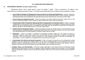 DepEd Kindergarten Curriculum Guide - TeacherPH