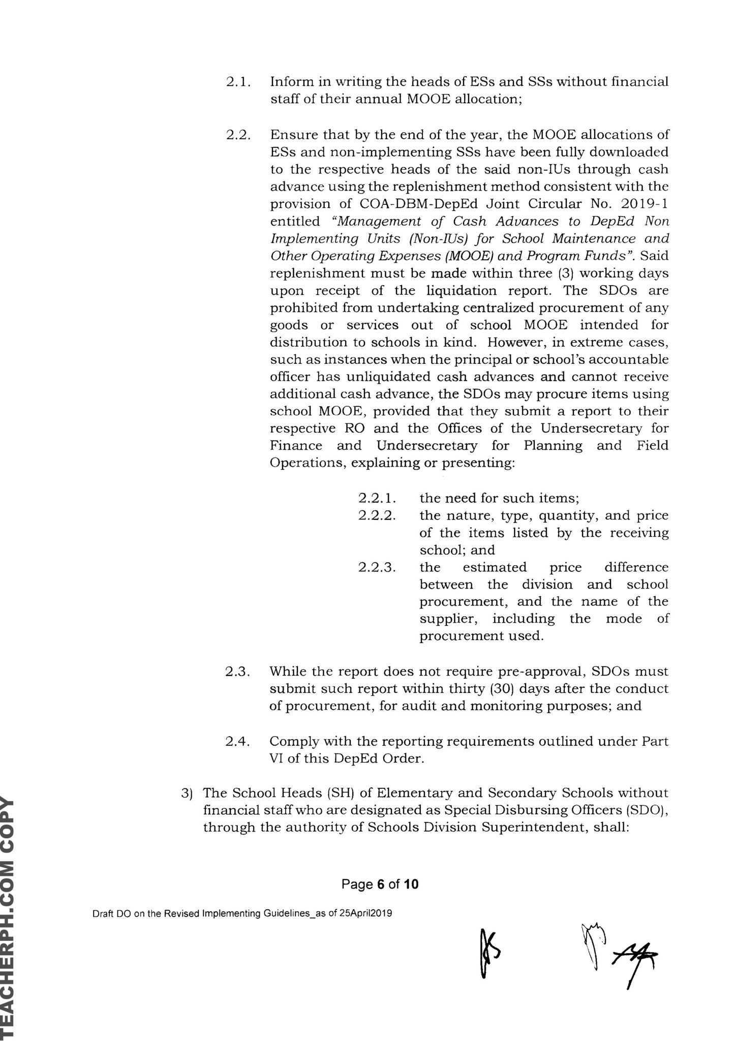 Deped Releases Revised Guidelines on Schools MOOE - TeacherPH