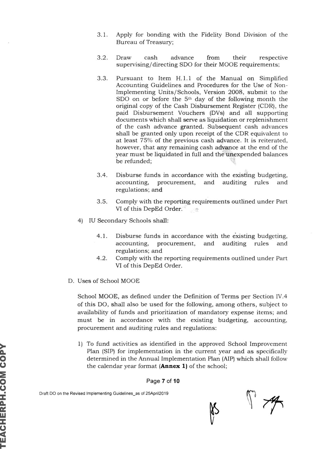 Deped Releases Revised Guidelines on Schools MOOE - TeacherPH