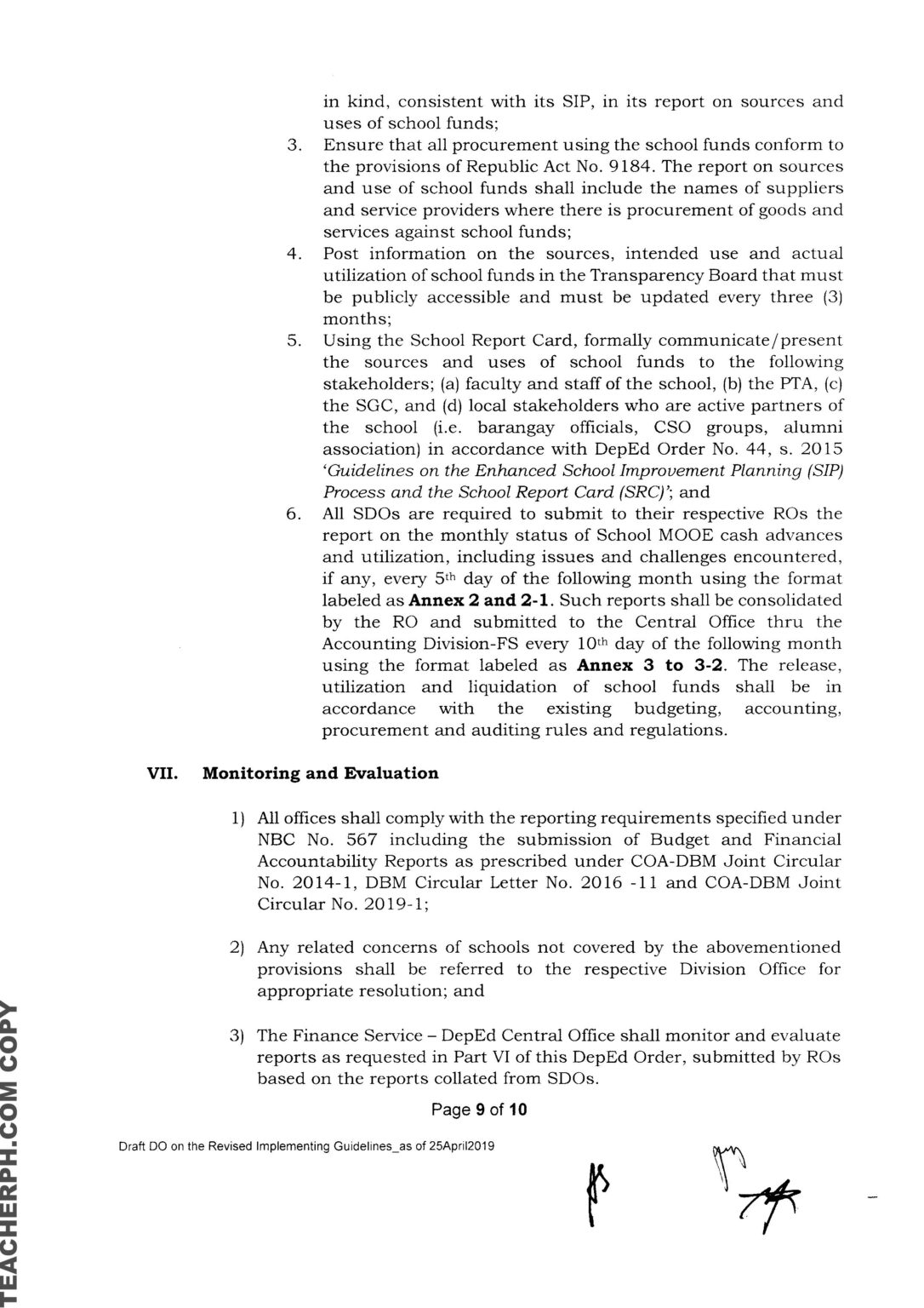 Deped Releases Revised Guidelines on Schools MOOE - TeacherPH