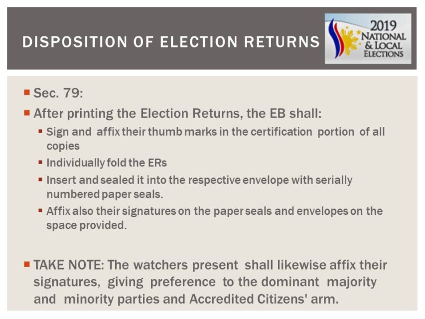 May 13, 2019 National and Local Elections Frequently Asked Questions ...