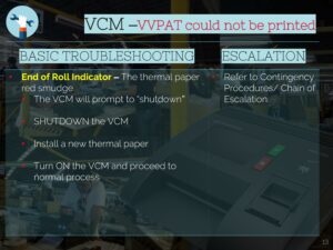 Vote Counting Machines (VCMs) Troubleshooting Guide - TeacherPH