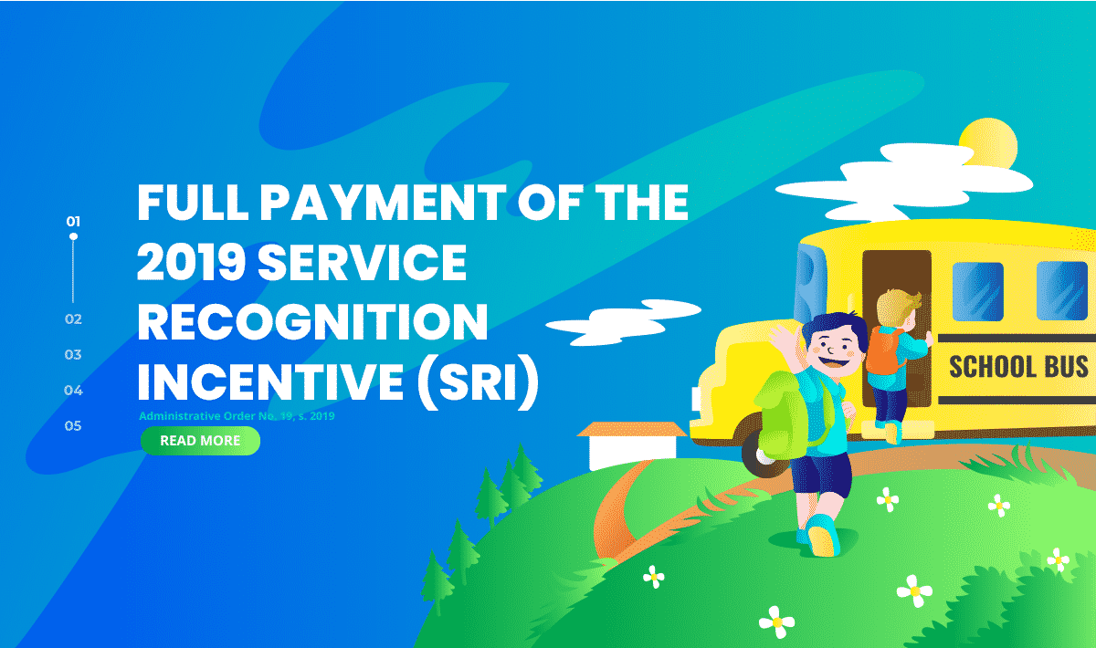 Full Payment of the 2019 Service Recognition Incentive (SRI) - TeacherPH