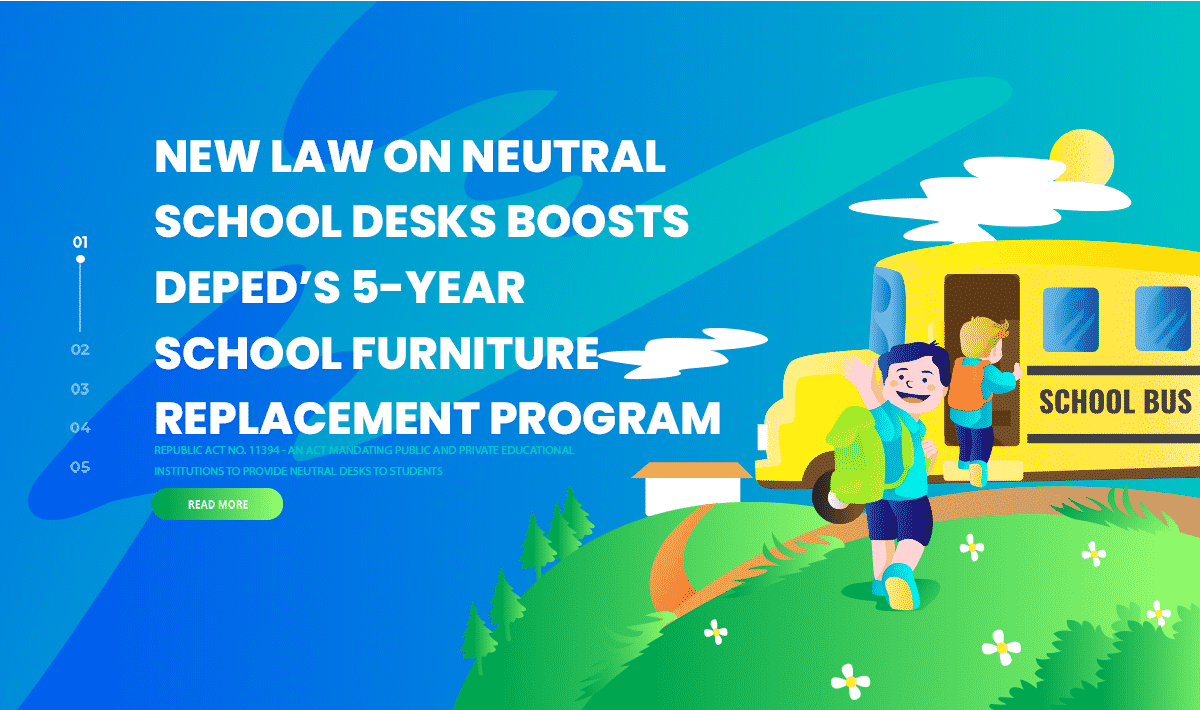New Law on Neutral School Desks Boosts DepEd’s 5-Year School Furniture ...