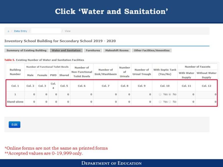 National School Building Inventory (NSBI) EBEIS Encoding Step by Step ...