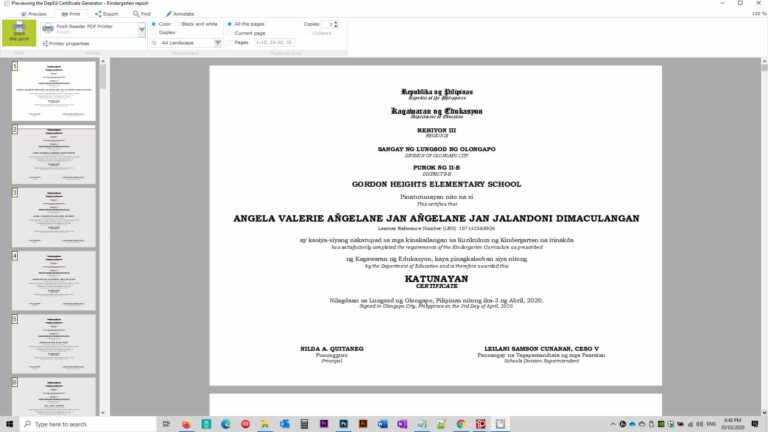 DepEd Certificate Generator and User Guide - TeacherPH