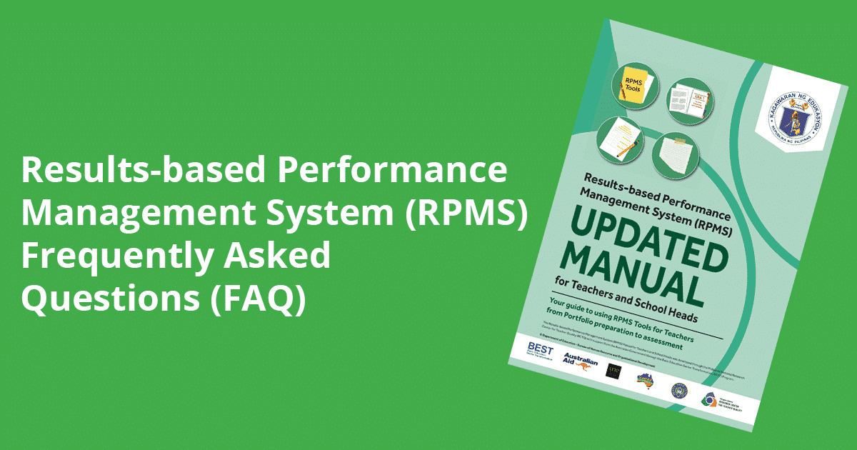DepEd RPMS Frequently Asked Questions (FAQ) - TeacherPH DepEd RPMS Frequently Asked Questions (FAQ) - TeacherPH