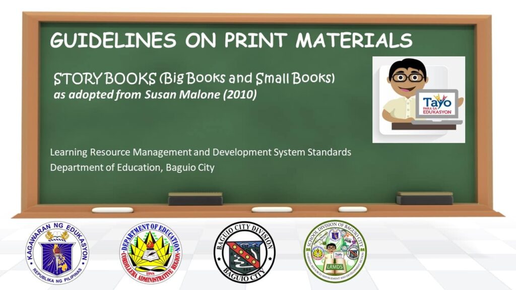 DepEd Story Books Writing (Big Books and Small Books) Standards - TeacherPH