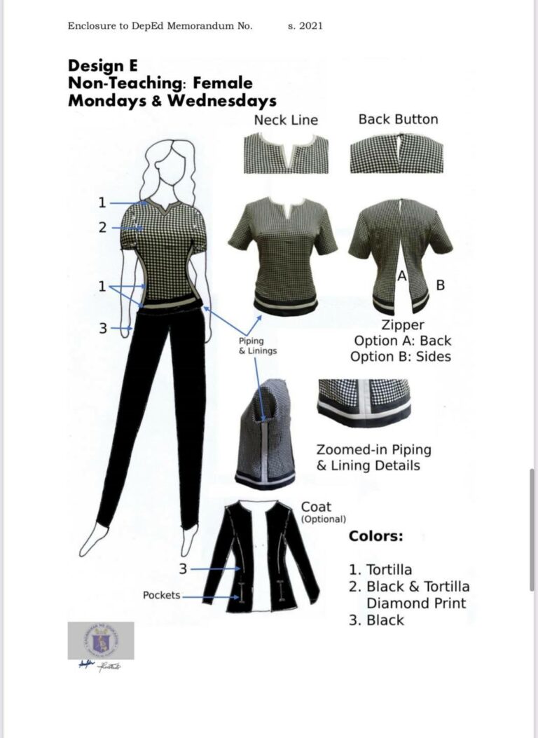 Guidelines on the New DepEd National Uniform for Teaching and Non ...