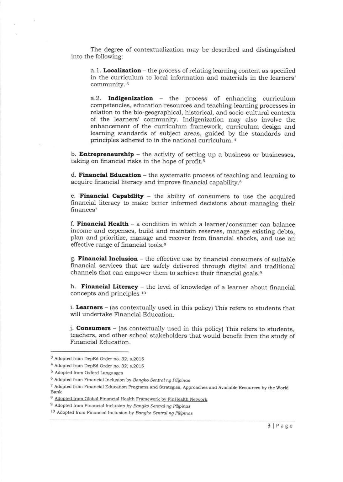 DepEd Financial Education Policy (DepEd Order No. 22, s. 2021) - TeacherPH