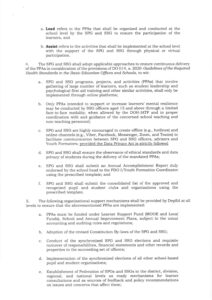 Recommended Programs, Projects, and Activities (PPAs) of the Student ...