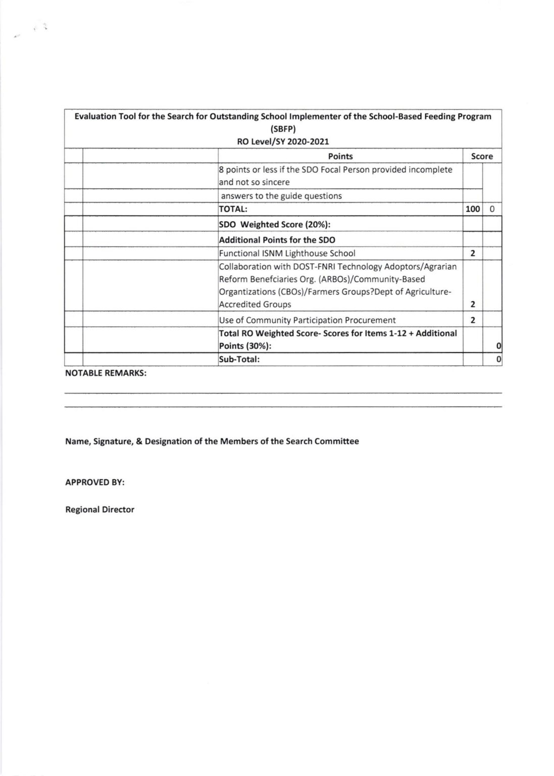 Deped Guidelines On The Conduct Of The Nationwide Search For The Most