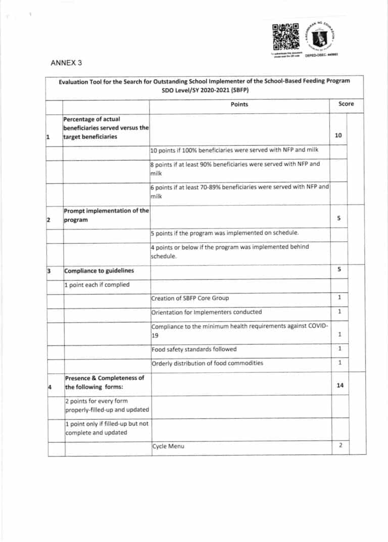 DepEd Guidelines on the Conduct of the Nationwide Search for the Most ...