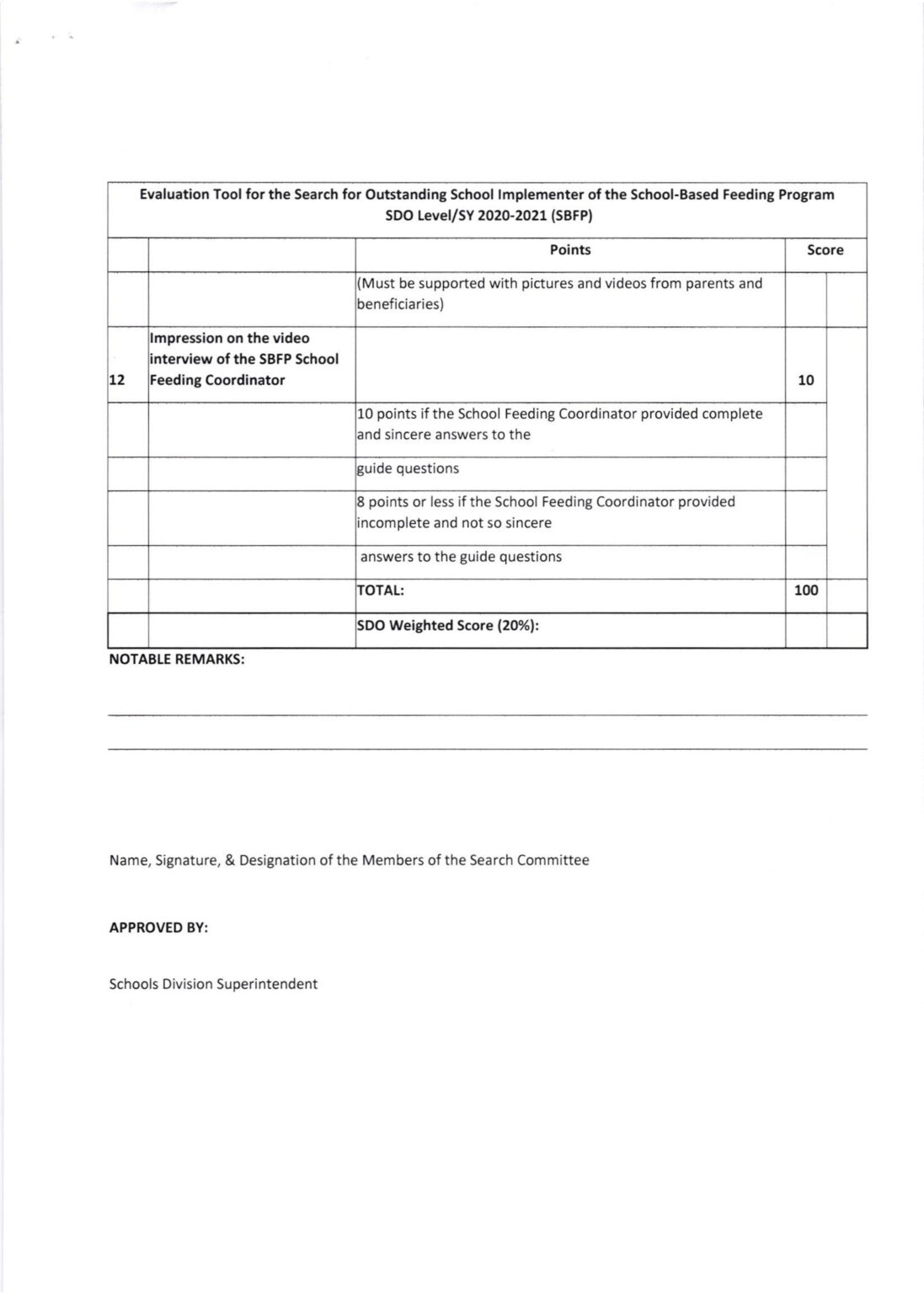 DepEd Guidelines on the Conduct of the Nationwide Search for the Most ...