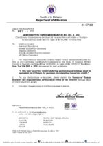 DepEd Clarificatory Guidelines on the Grant of Vacation Service Credits ...