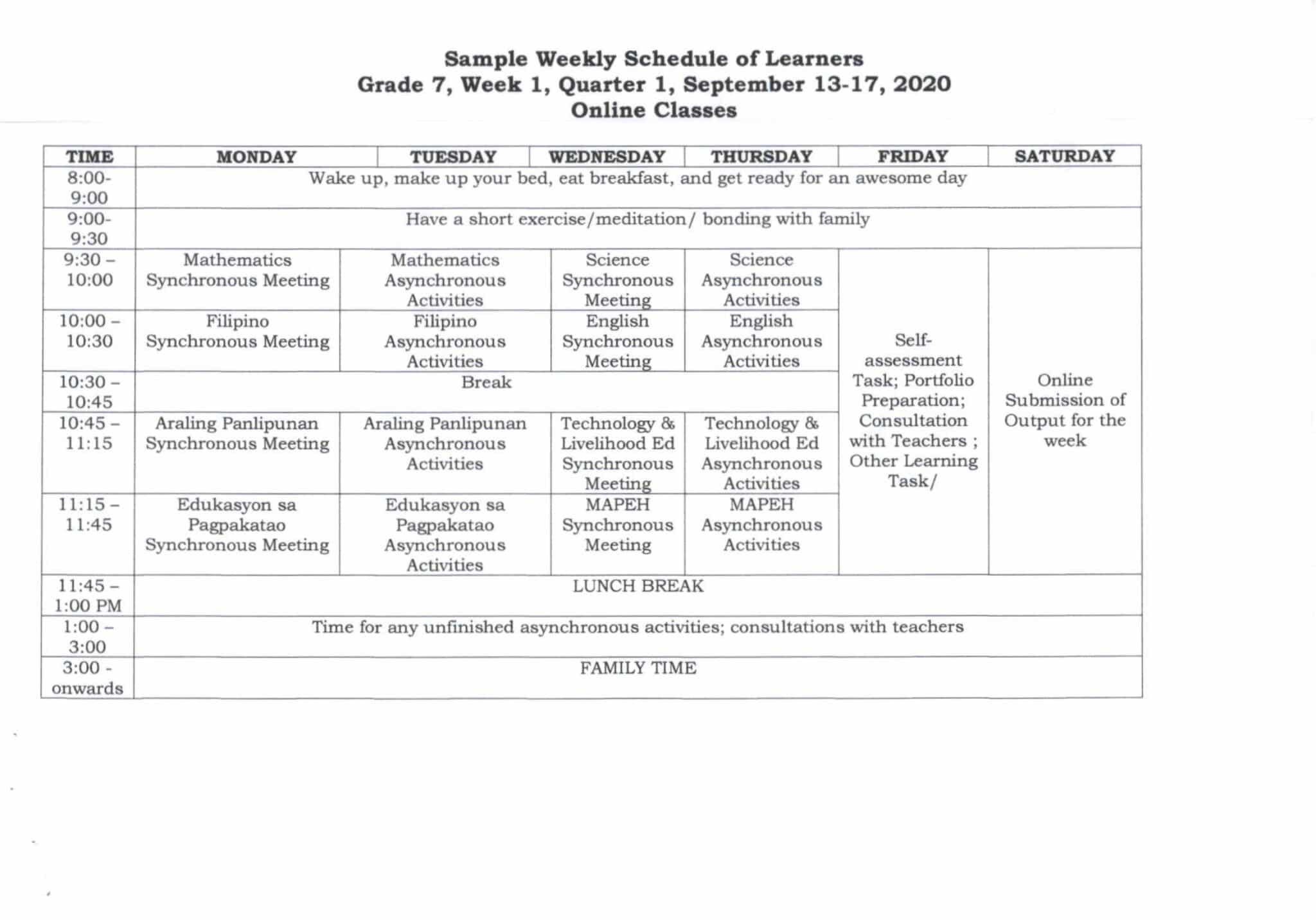 deped-general-guidelines-on-class-and-teacher-programs-schedules