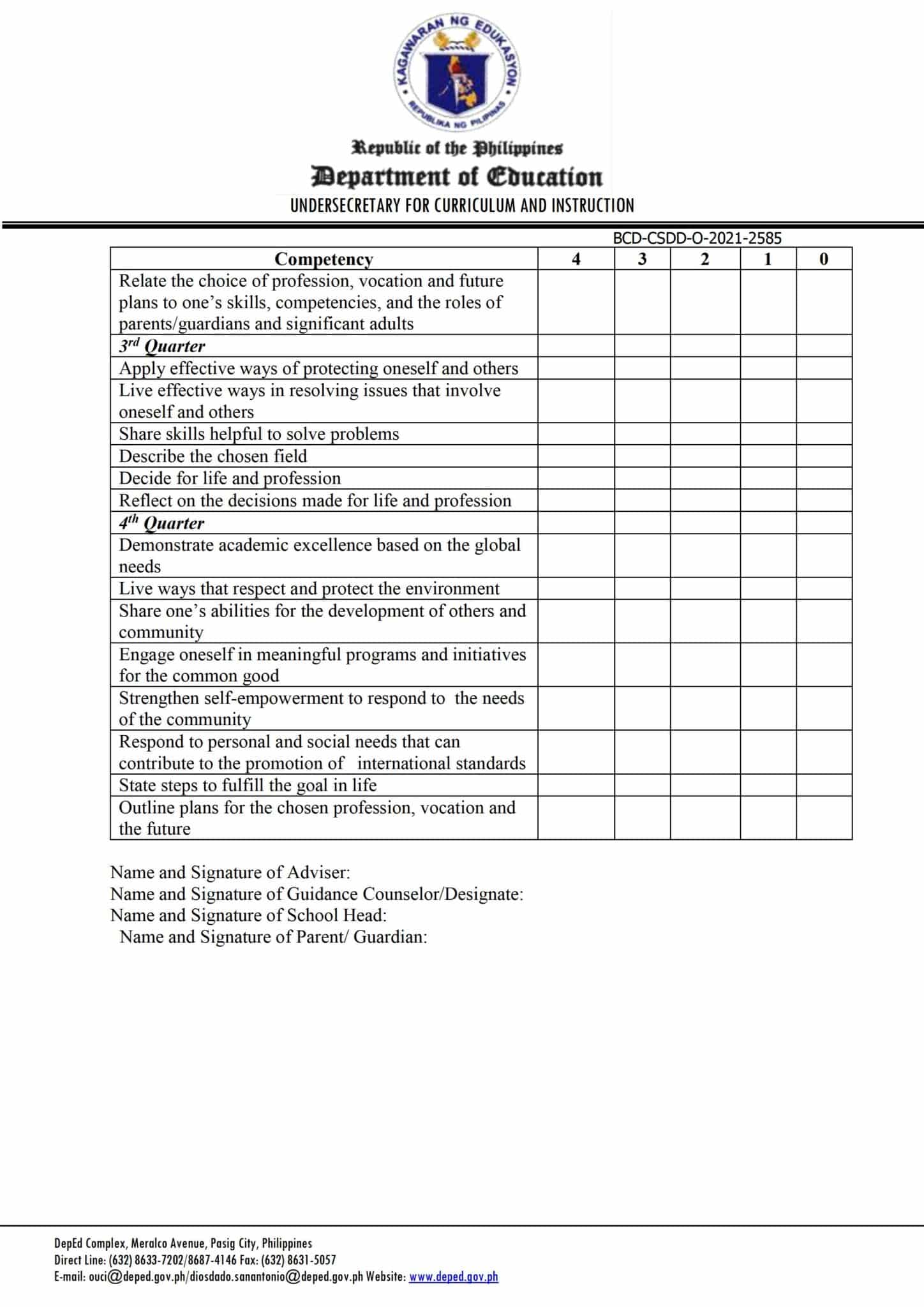 Homeroom Guidance Learner S Development Assessment Form Kinder And ... Homeroom Guidance Learner S Development Assessment Form Kinder And ...