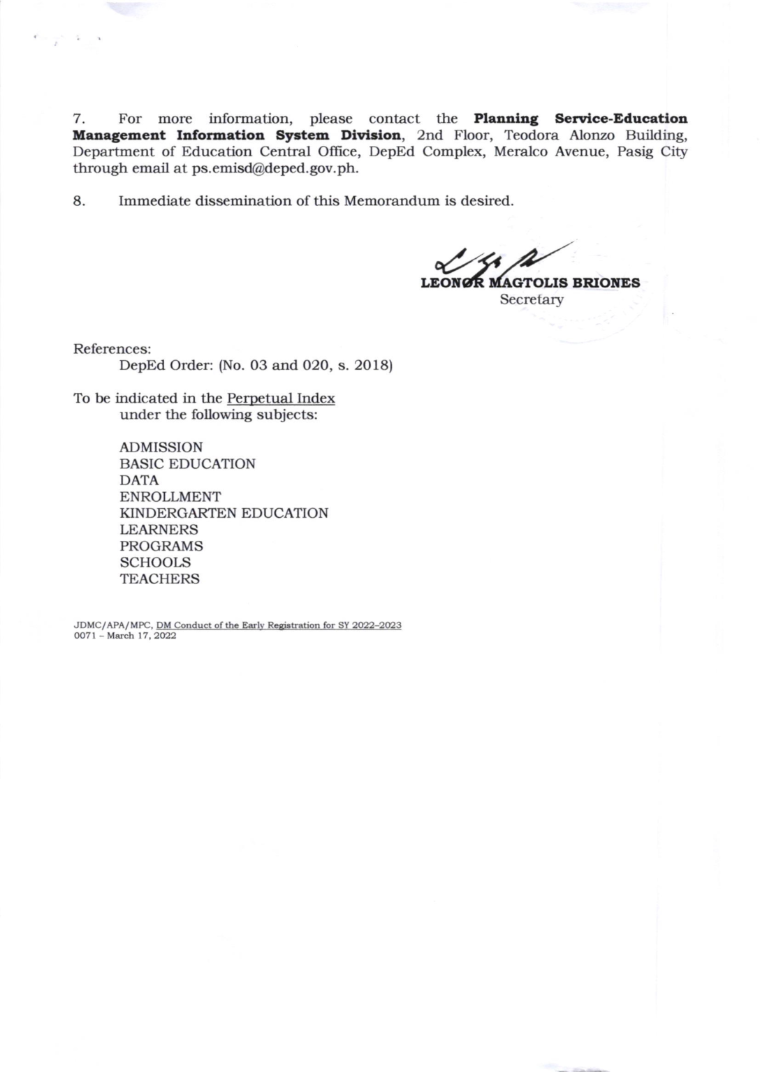 DepEd Early Registration for School Year 2022-2023 - TeacherPH