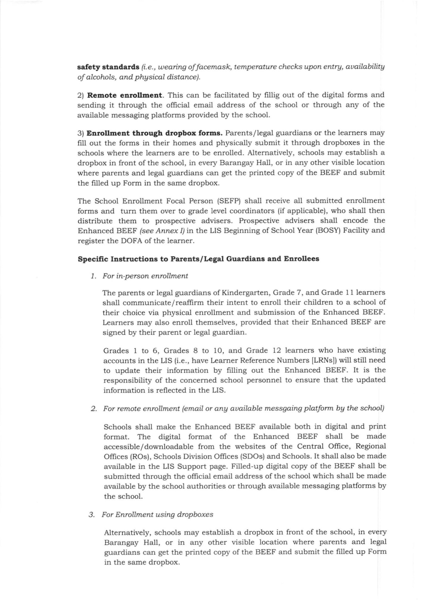 DepEd Enrollment Guidelines for School Year 2022-2023 - TeacherPH