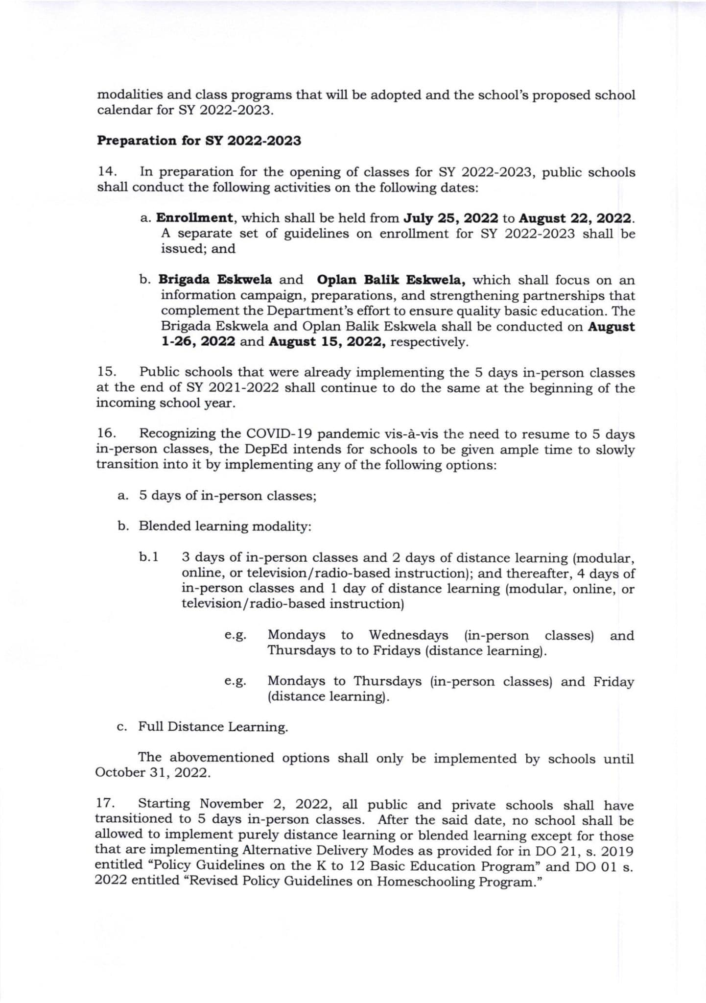 DepEd School Calendar for School Year 2022-2023 - TeacherPH
