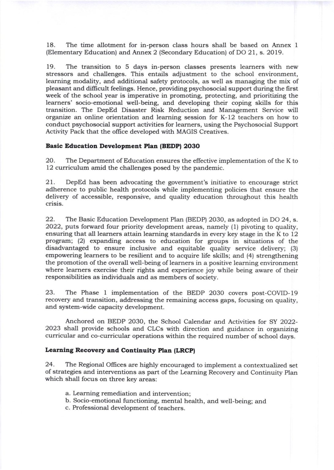 DepEd School Calendar for School Year 2022-2023 - TeacherPH