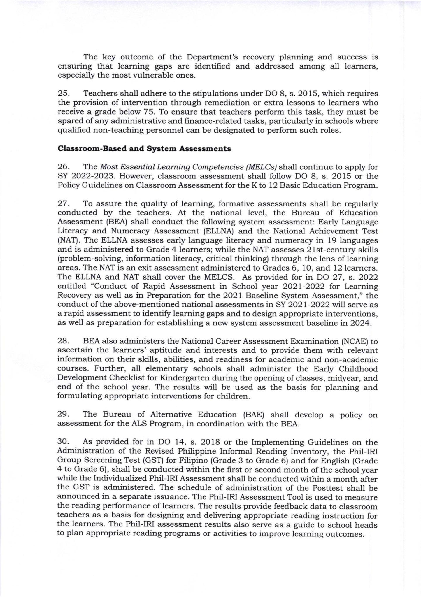 DepEd School Calendar for School Year 2022-2023 - TeacherPH