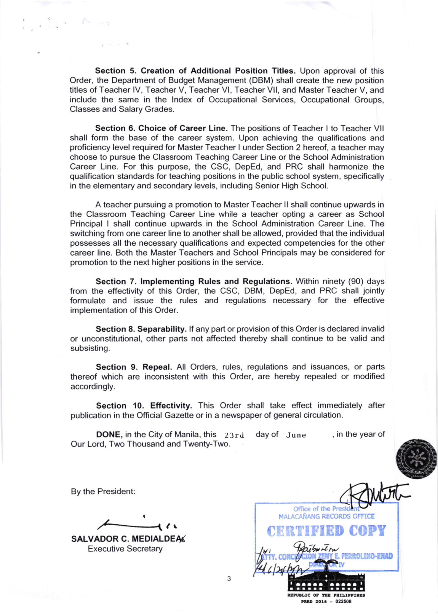 Expanded Career Progression System for Public School Teachers 💚- TeacherPH