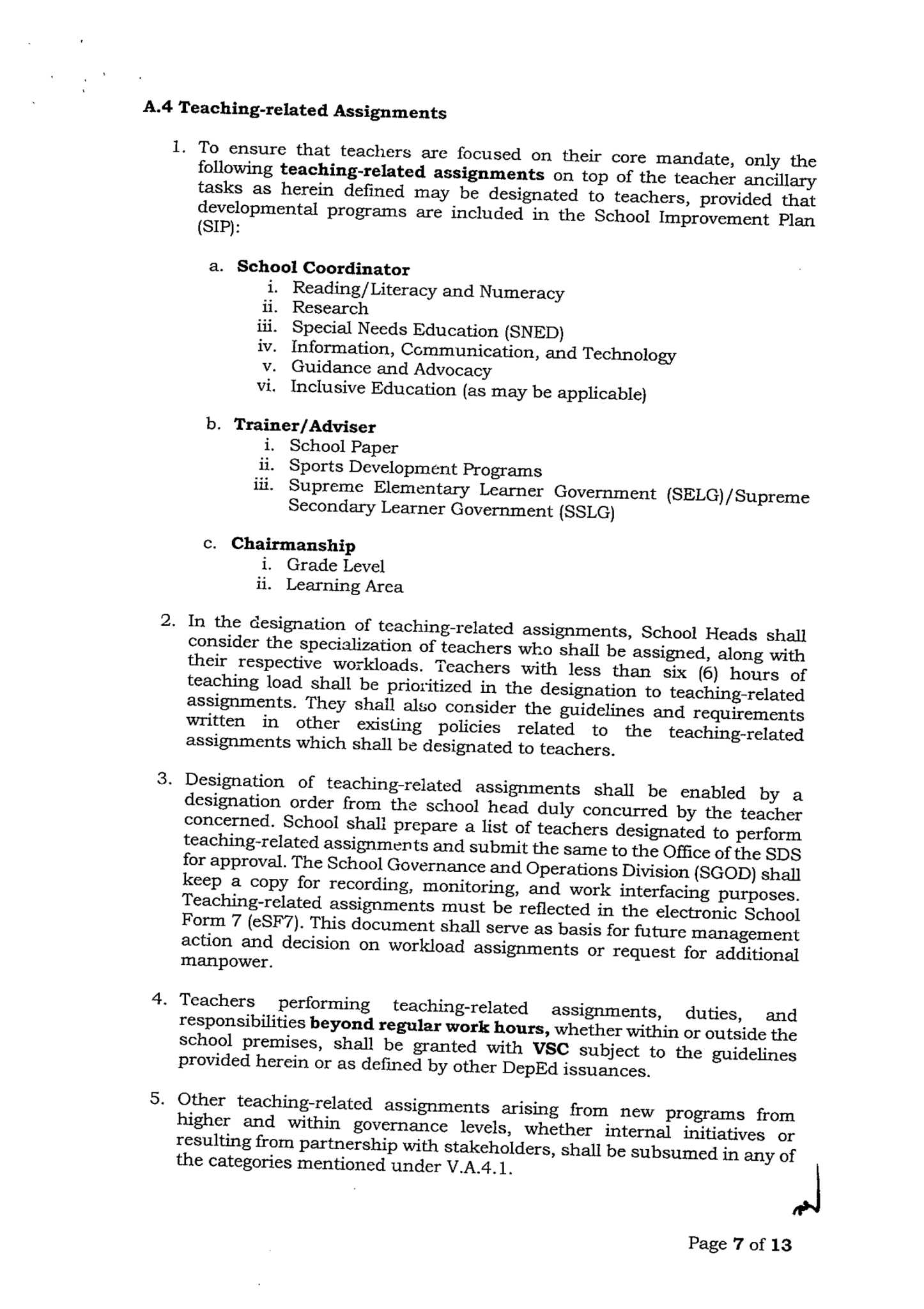 Rationalizing Teacher Workload in Philippine Public Schools: A Closer ...