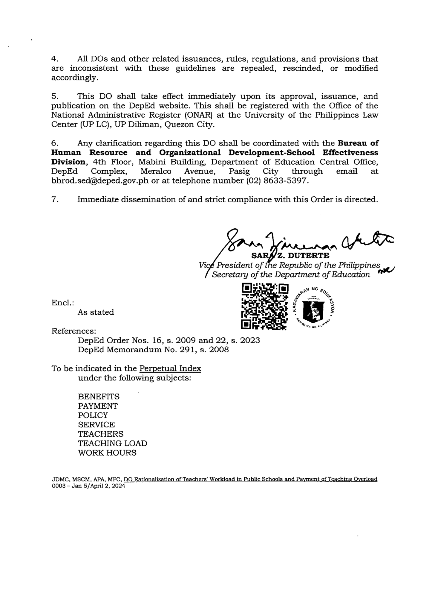 Rationalizing Teacher Workload in Philippine Public Schools: A Closer ...