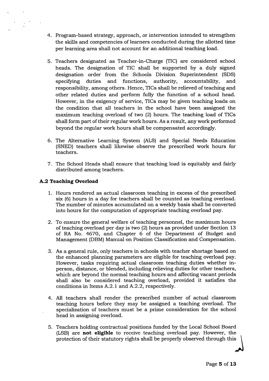 Rationalizing Teacher Workload in Philippine Public Schools: A Closer ...